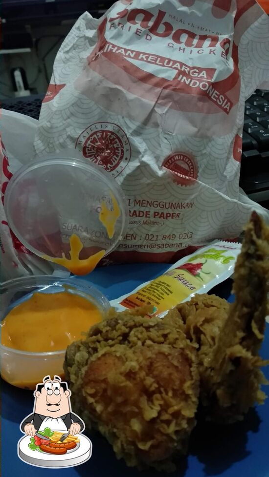 Menu at Sabana Fried Chicken Jati Utama, Bekasi Regency