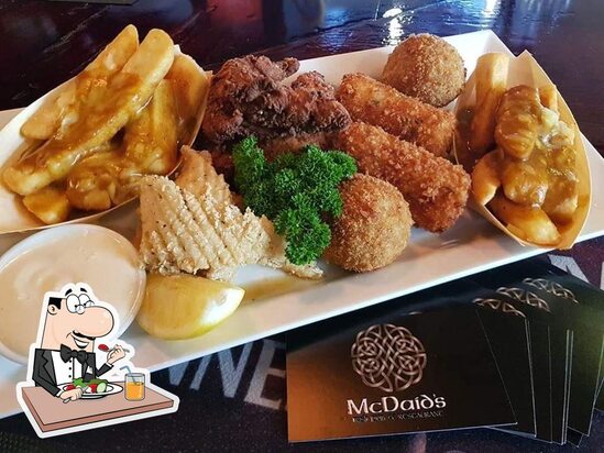 Menu at McDaid's Irish Pub, Rosebud
