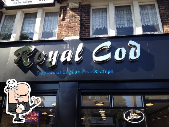 Menu at Royal Cod restaurant, Manchester