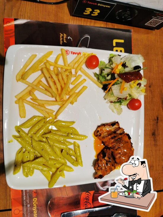 Menu at Tavuk Dünyası Ispartakule, Istanbul