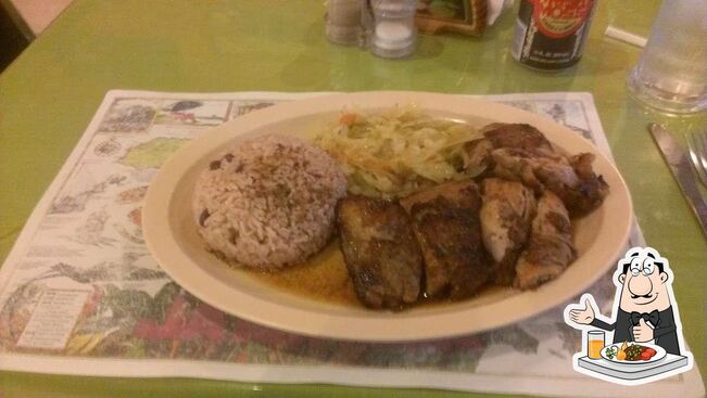 Menu at Negril restaurant, Junction City