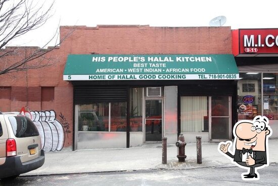 Menu at His People's Halal Kitchen restaurant, New York City
