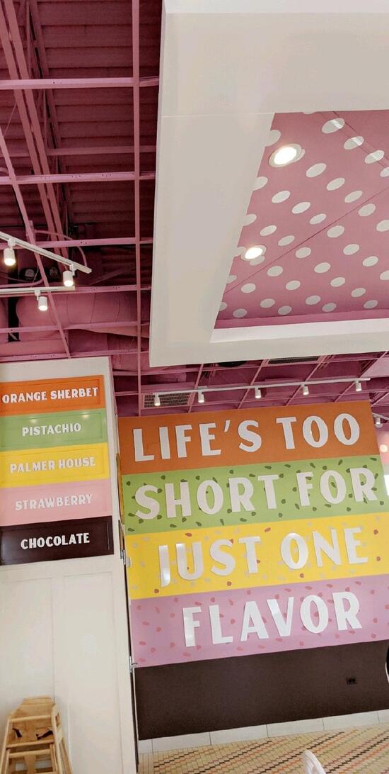 Carta de The Original Rainbow Cone, Lombard