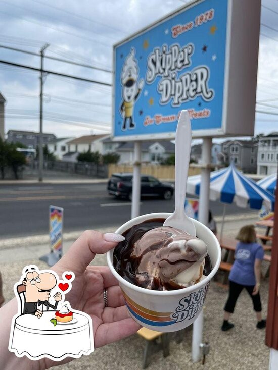 Carta del postres Skipper Dipper, Long Beach
