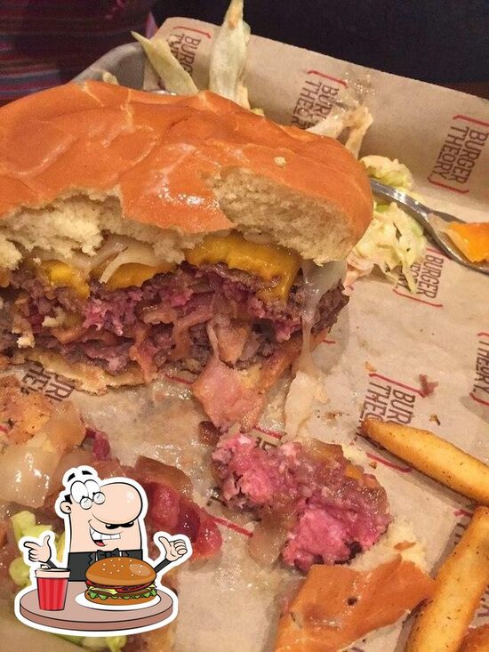 Menu at Burger Theory restaurant, Omaha