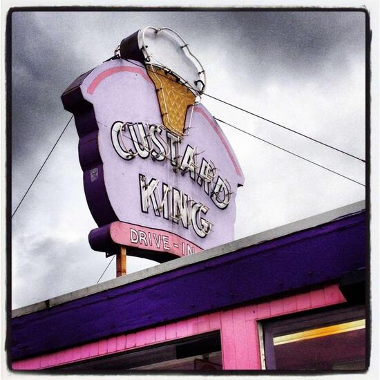 Menu at Custard King fast food, Astoria