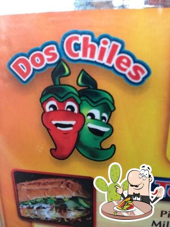 Menu at Dos Chiles restaurant, Monterrey