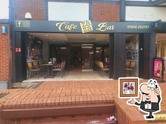 Menu at zaza cafe bar, Northwich