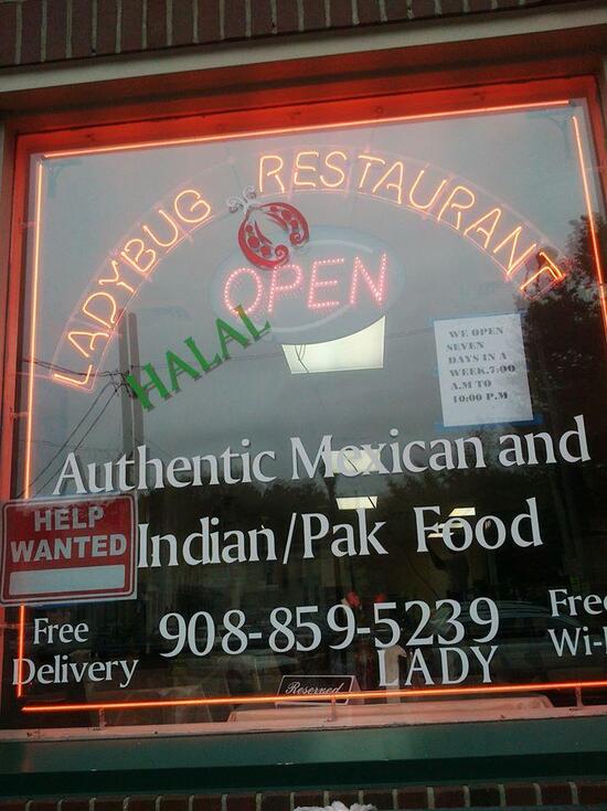 Menu at Ladybug Restaurant, Phillipsburg