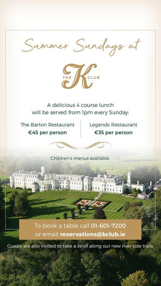 Menu at Straffan Inn pub & bar, Straffan