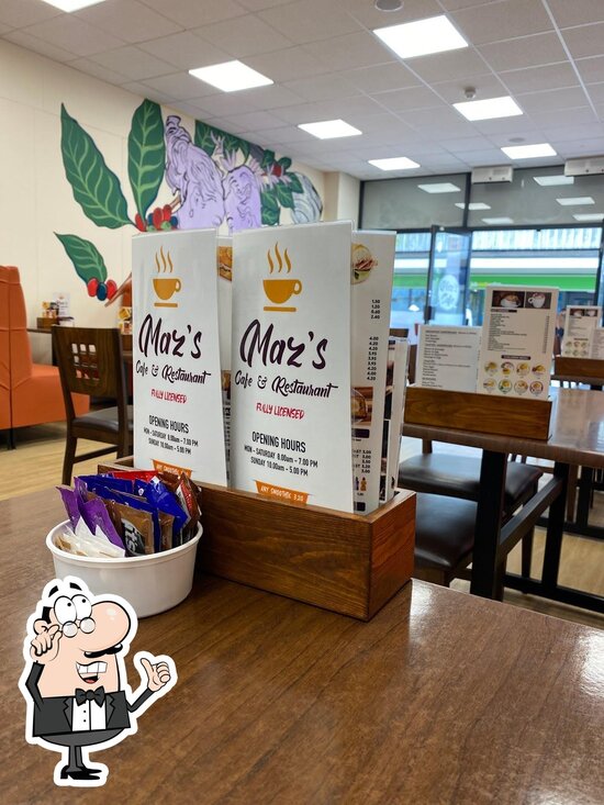 Maz’s Cafe & Restaurant, Hatfield - Restaurant menu, prices and reviews
