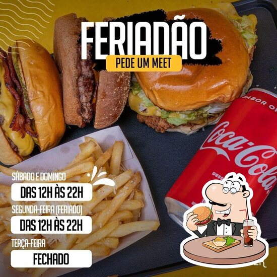 Menu at Meet Burger restaurant, Campinas