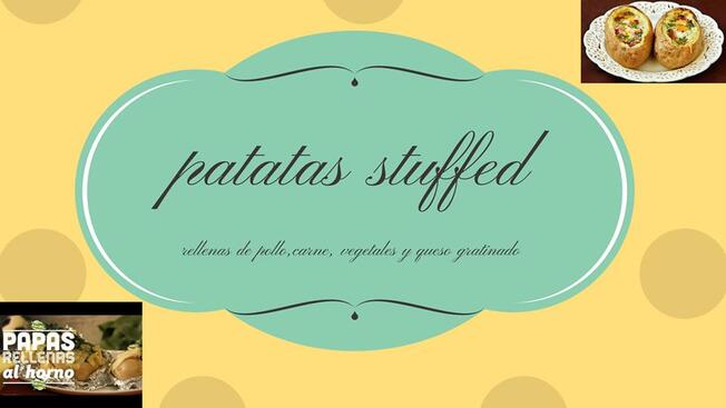 Menu at Patata Stuffed restaurant, Tunja