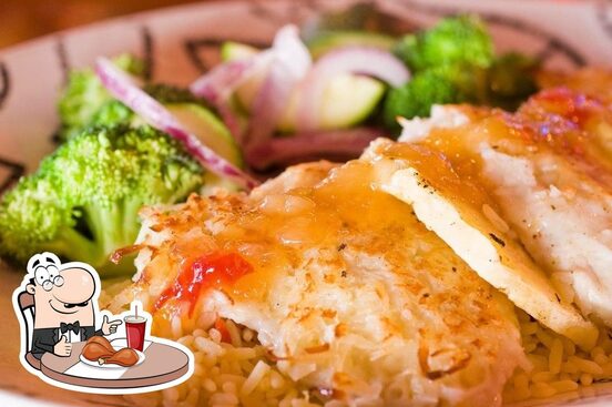 Menu at Fish Tales restaurant, Galveston