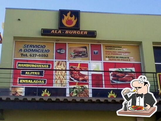 Ala Burger fast food, Tijuana, Blvd. Fundadores Col. El rubí
