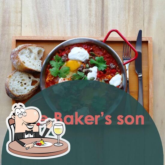 Menu at The Baker's son cafe, Kutuh
