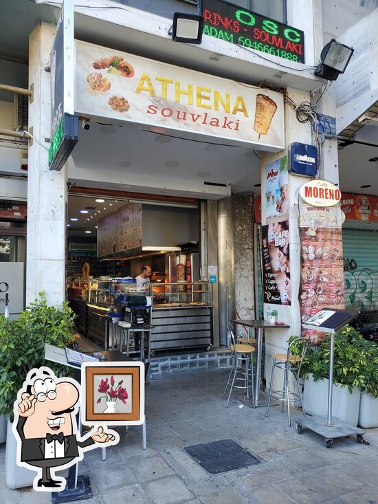 Menu at Athena Restaurant, Athens
