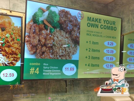 Menu at Wok Express restaurant, Saint Thomas, 417 Wellington St