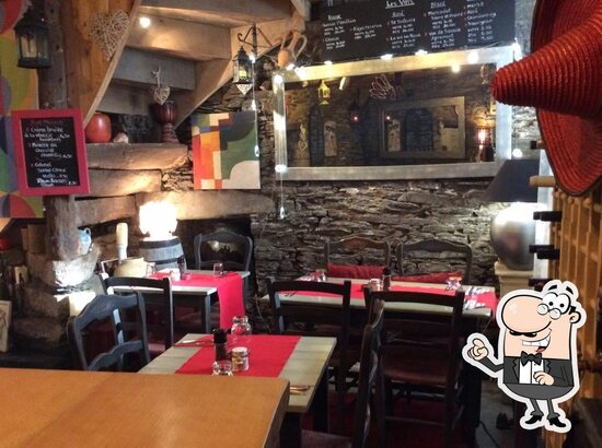 Menu at Le rouge restaurant, Rochefort-en-Terre