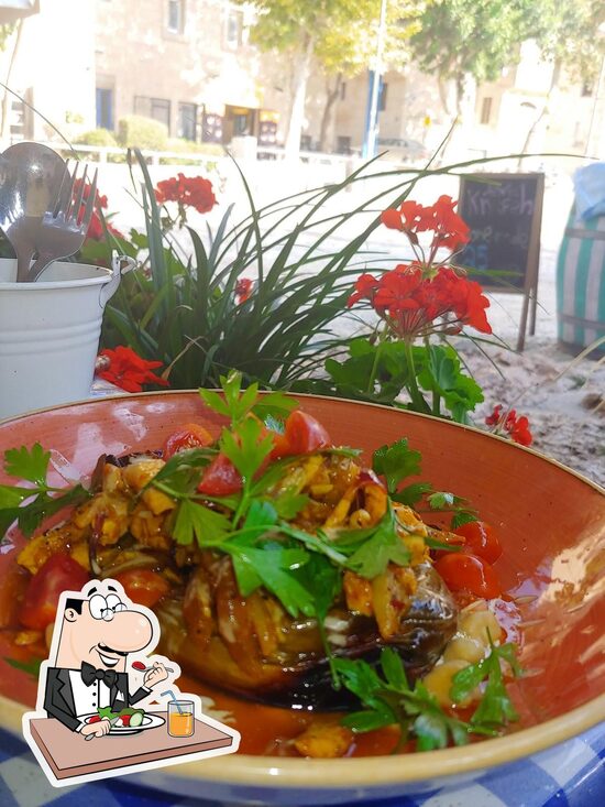 Menu at Holy Cafe, Jerusalem, Tif'eret Israel St 16