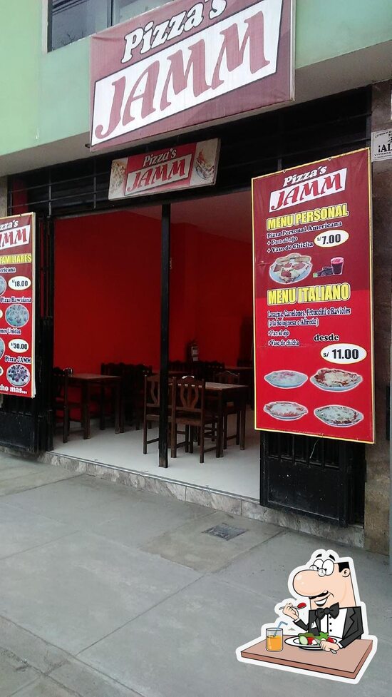 Menu at Pizza's Jamm restaurant, Comas, Av. Victor Andres Belaunde