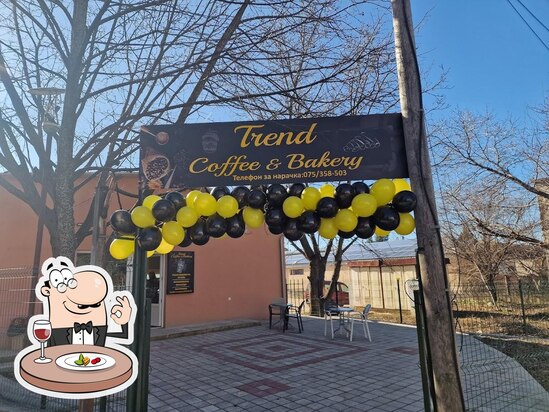 Menu au Trend coffee & bakery, Ohrid
