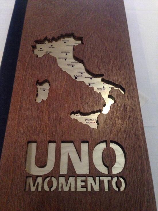 Menu at Uno Momento Middlesbrough restaurant, Middlesbrough, 156-158 ...