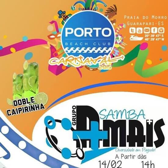 Menu at Porto Beach Club, Guarapari