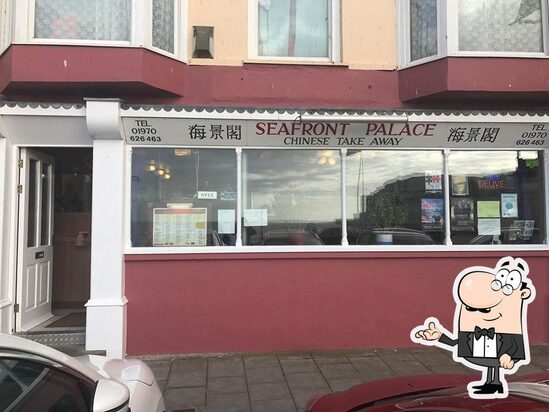 Menu at Seafront Palace fast food, Aberystwyth