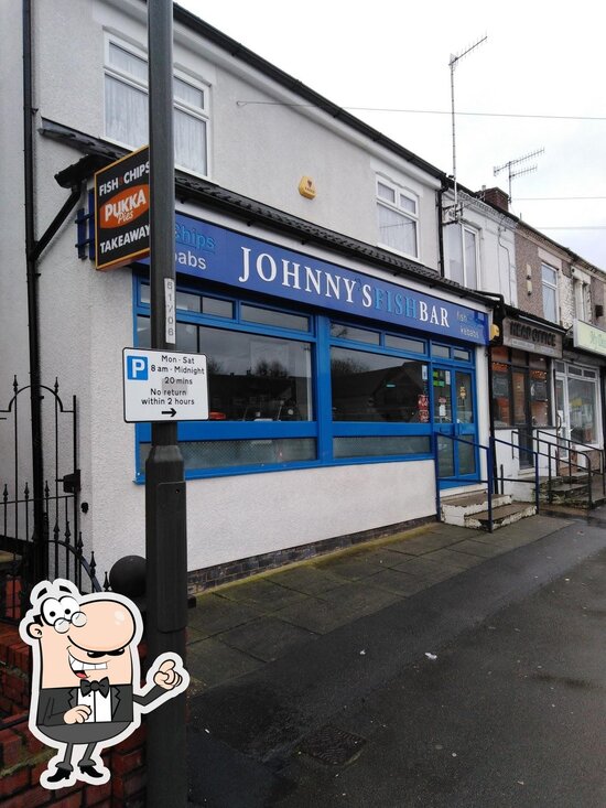 Menu at Johnny's Fish Bar, Ilkeston