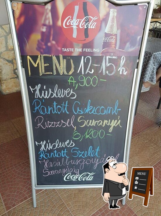 Carta del restaurante Karaván Étterem, Kisbucsa