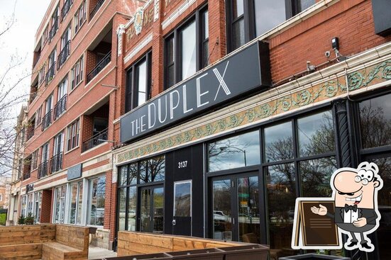 Menu at The Duplex restaurant, Chicago