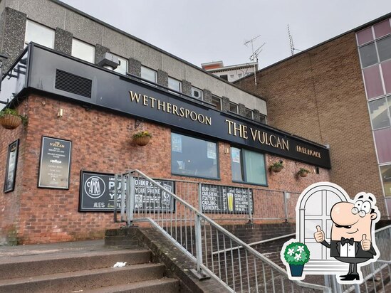Menu at The Vulcan restaurant, Coatbridge