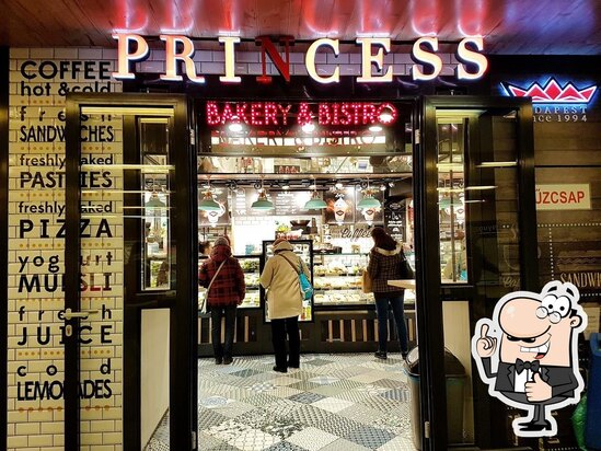 Carta de Princess Bakery&Bistro, Budapest, Nyugati tér 1