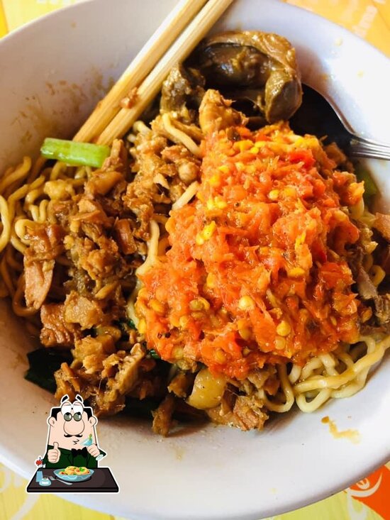 Menu at Mie ayam cak Kandar Pulomas restaurant, Jakarta