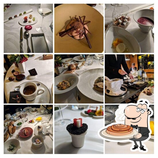 Menu at Pierre Gagnaire restaurant, Paris