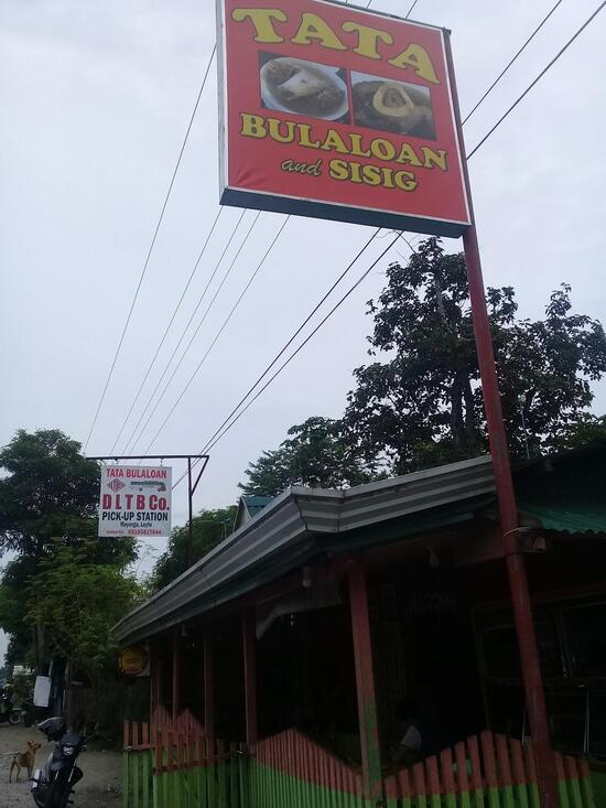 Carta del restaurante TATA BULALOAN and SISIG, Filipinas