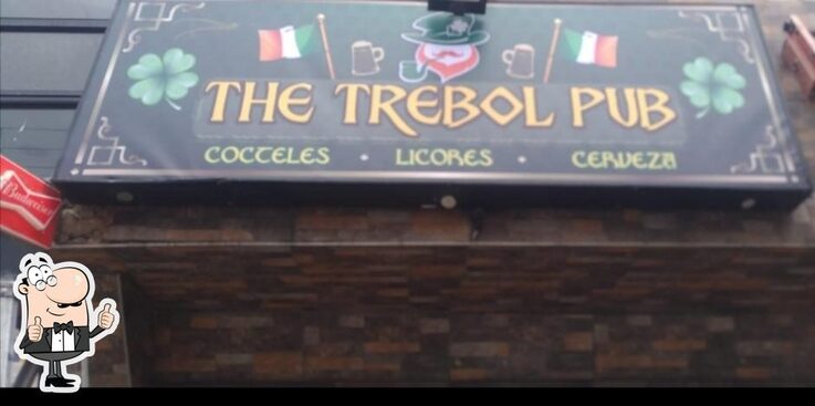 Menu at The Trébol Pub Rock, Bogotá