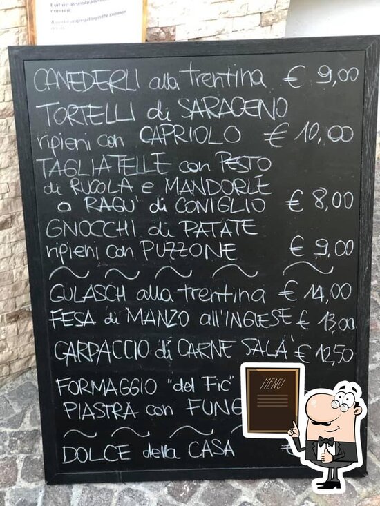 Speisekarte von LA DASA restaurant, Pieve di Ledro