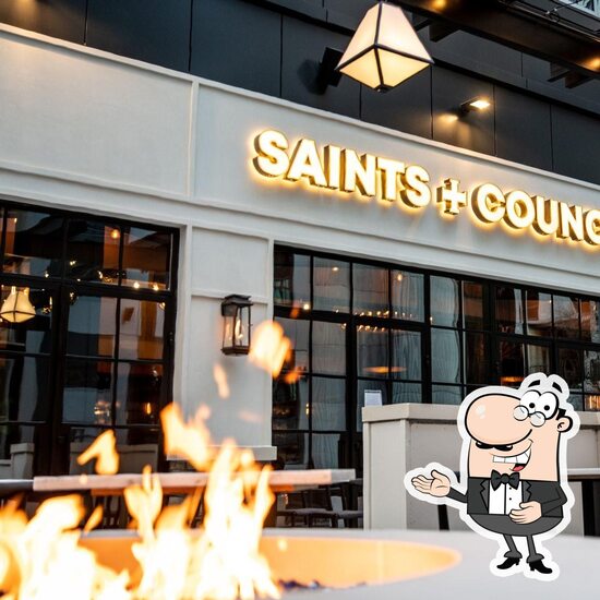 Menu at Saints + Council pub & bar, Atlanta