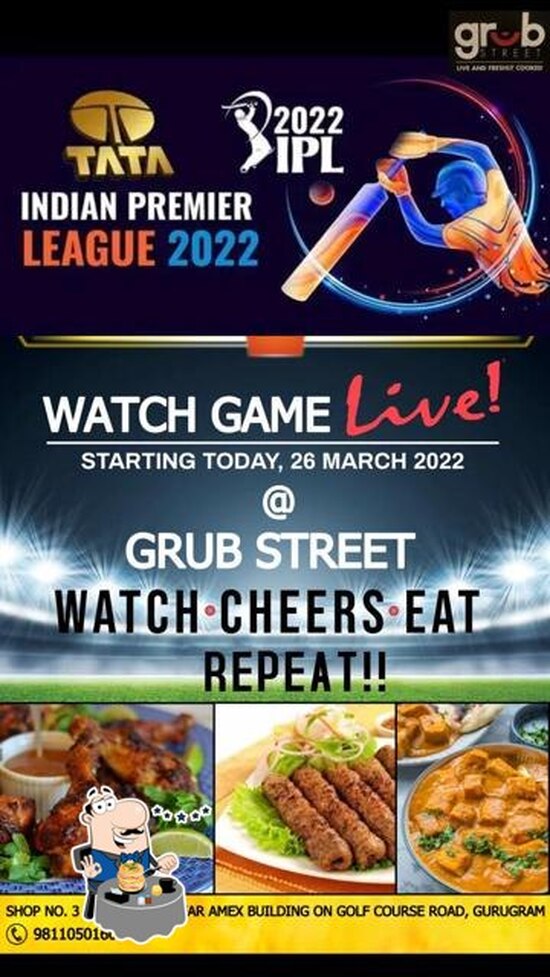 Menu at Grub Street, Gurugram