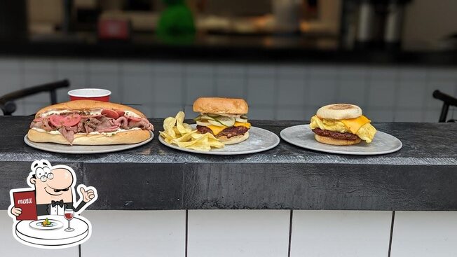 Menu at MC's Sandwich House restaurant, Burleigh Heads