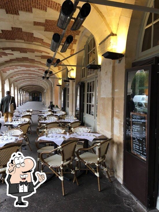 Menu at La Place Royale restaurant, Paris, 2 Bis Pl. des Vosges
