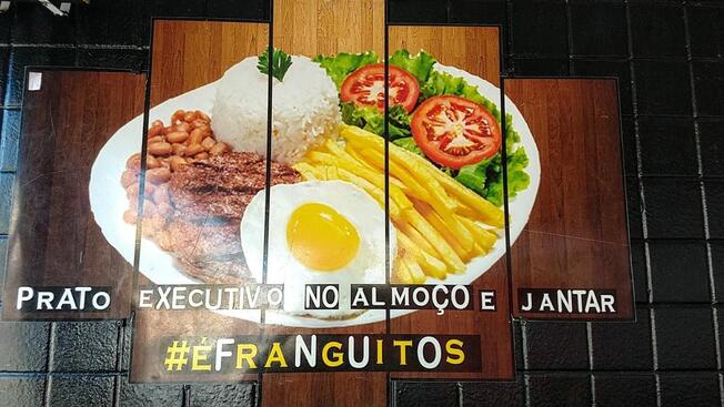 Menu em Franguitos restaurante, Fortaleza