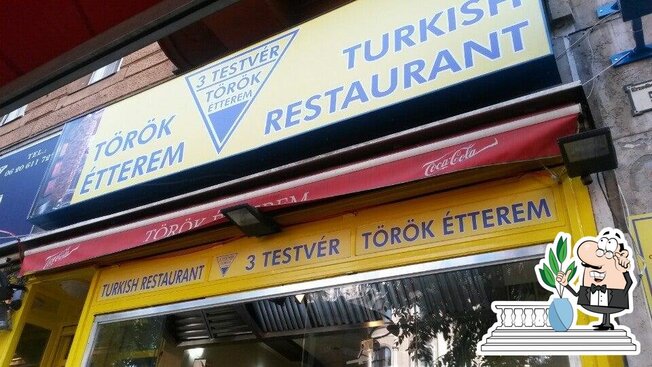 Menu at 3 Testvér Török Étterem restaurant, Budapest, Király utca 18.