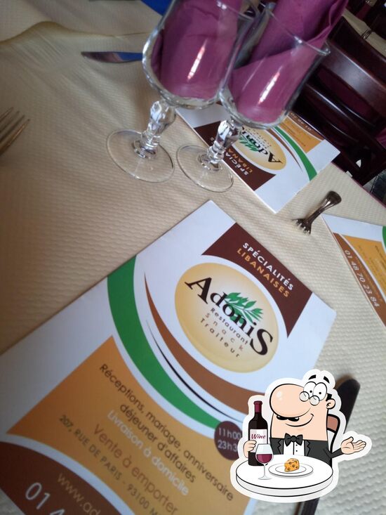 Restaurant Adonis, Montreuil - Restaurant menu, prices and reviews