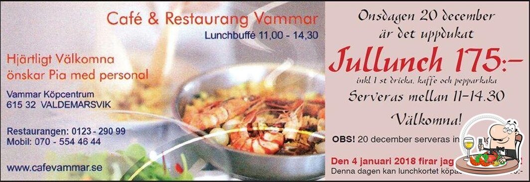 Cafe & Restaurang Vammar, Valdemarsvik - Restaurant reviews