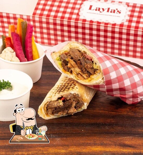 Menu at Layla's Shawarma and Middle Eastern Kitchen, New Delhi, 27-L