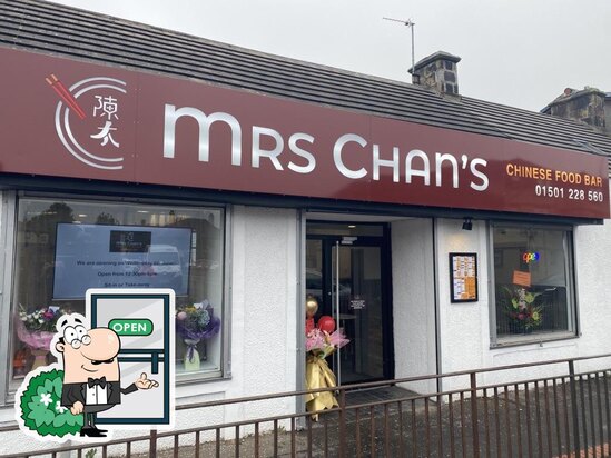 Menu at Mrs Chan's Chinese Food Bar, Bathgate