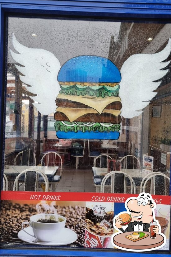 Menu at Blue Bun Cafe, London